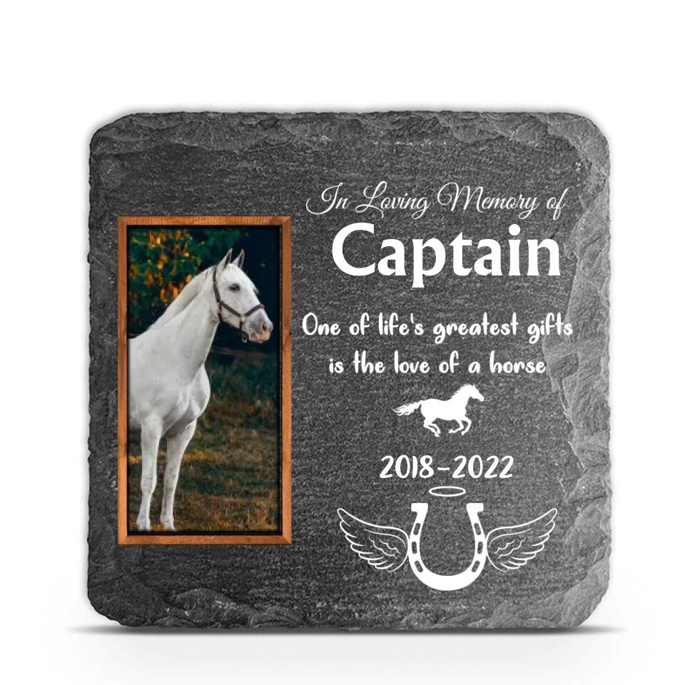 One Of Life's Greatest Gifts - Personalized Horse Pony Memorial Stone ...